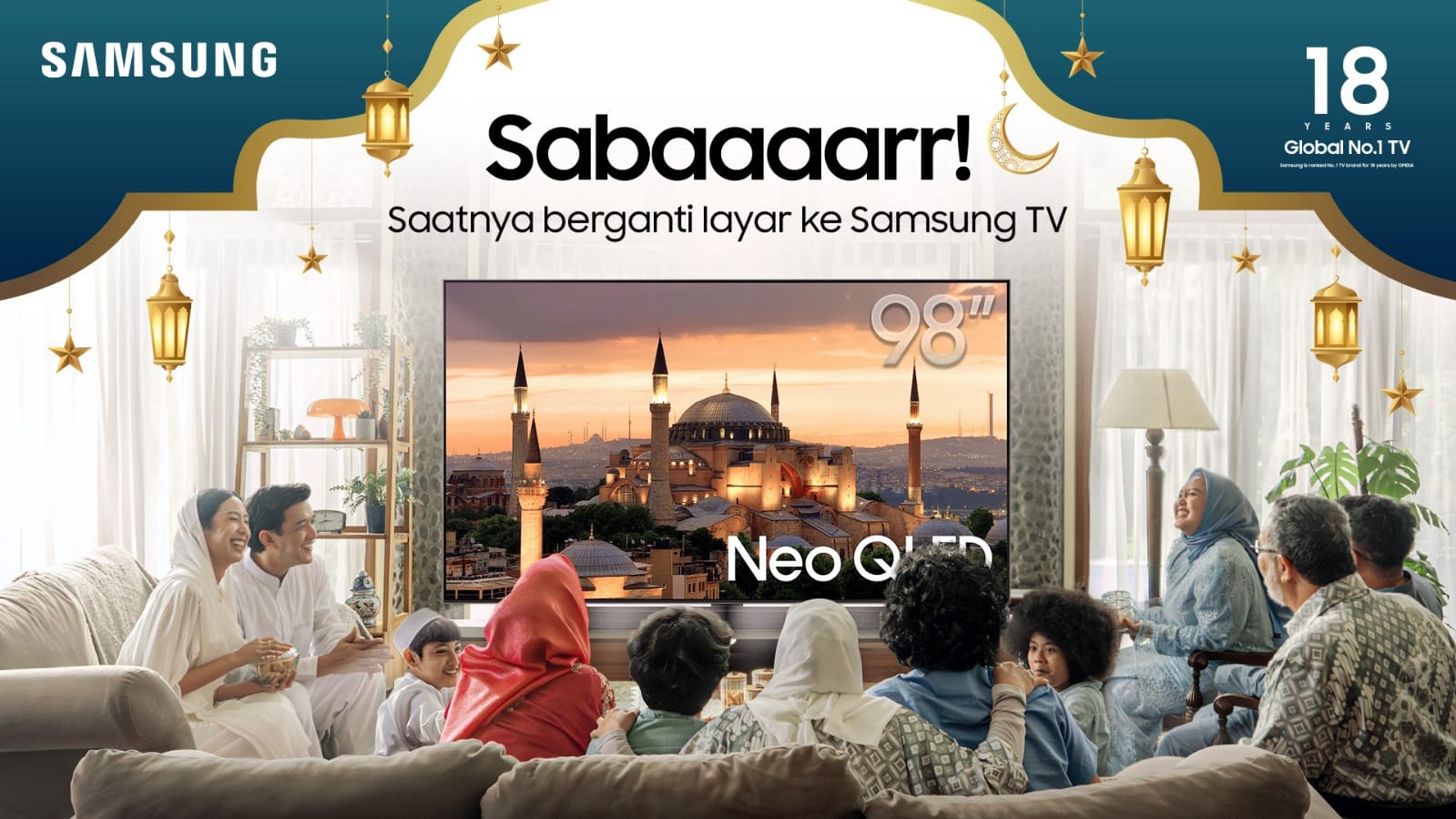 SABAAR! Saatnya Ganti Layar ke TV Samsung di Bulan Ramadan